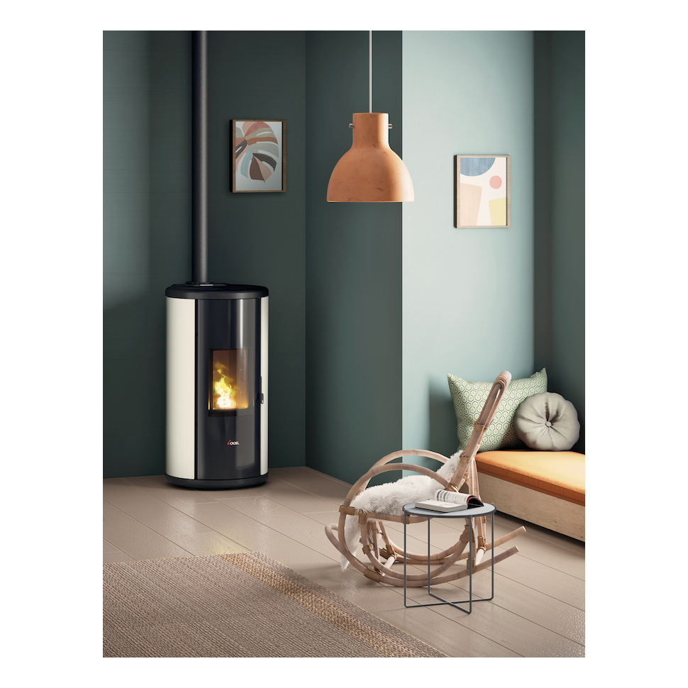 SOUND UP TWIN installé chez vous - Poêle à granulés CADEL 7Kw